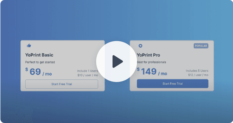 Pricing | YoPrint