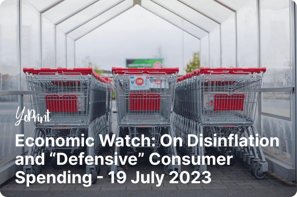 Economic Watch: On Disinflation and “Defensive” Consumer Spending – 19 ...